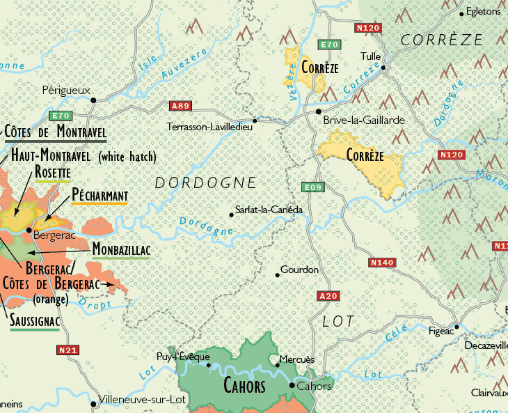 Wine Map Updates – De Long