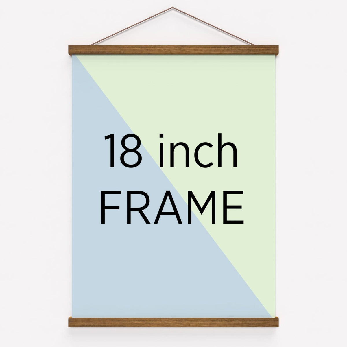 18 Inch Wood Hanging Frame – De Long