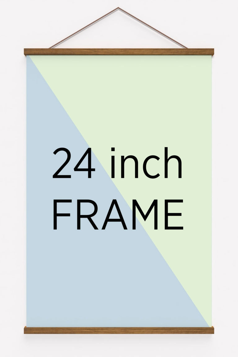 24 Inch Wood Hanging Frame – De Long
