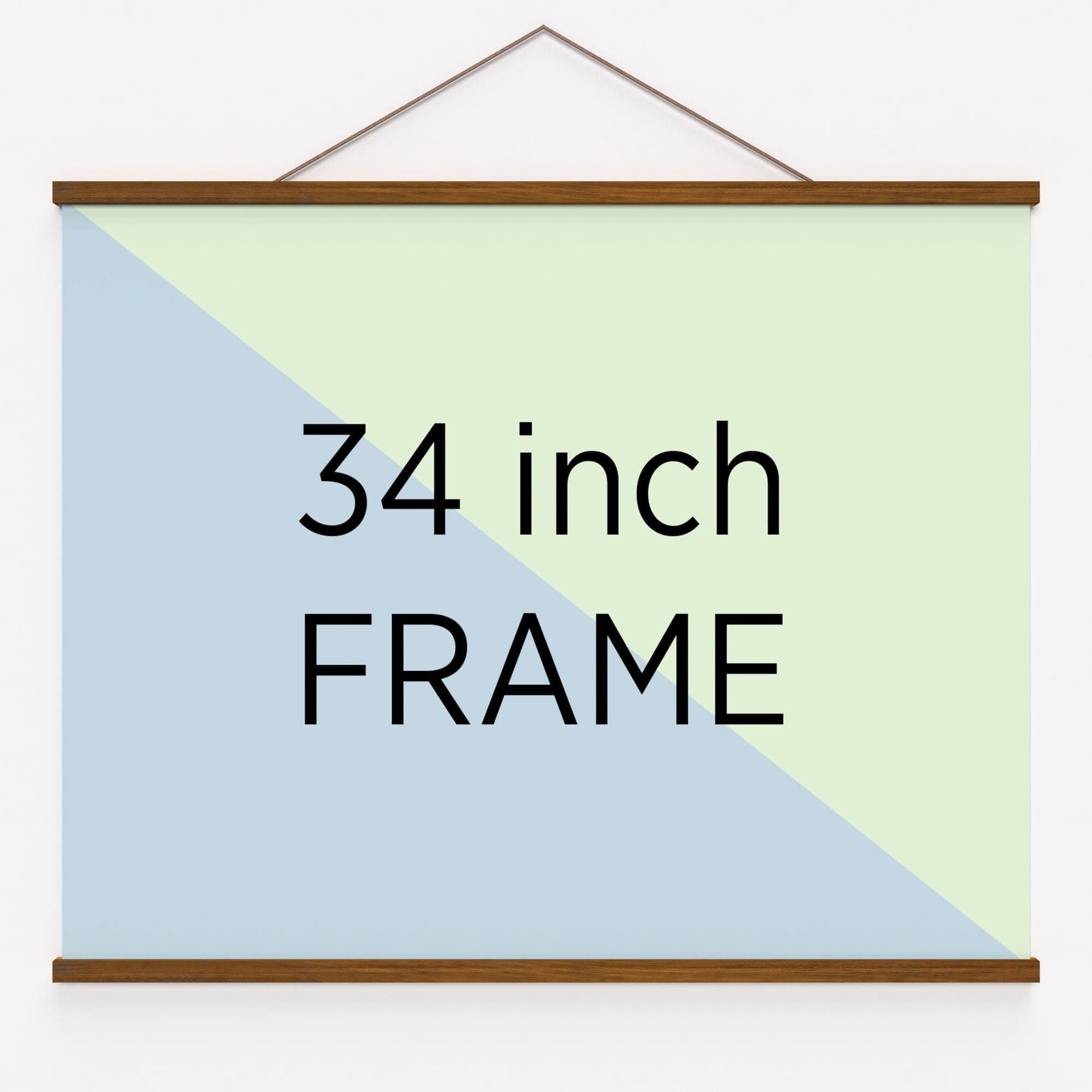 34 Inch Wood Hanging Frame – De Long