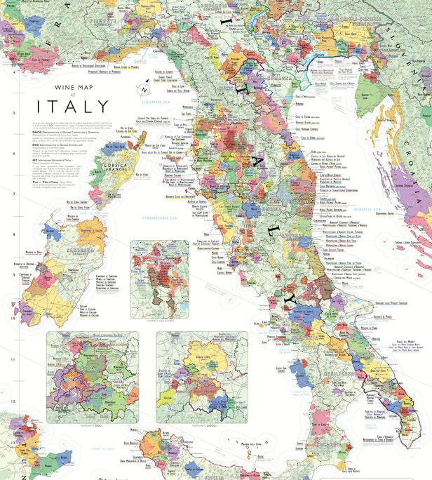 Wall Wine Maps – De Long