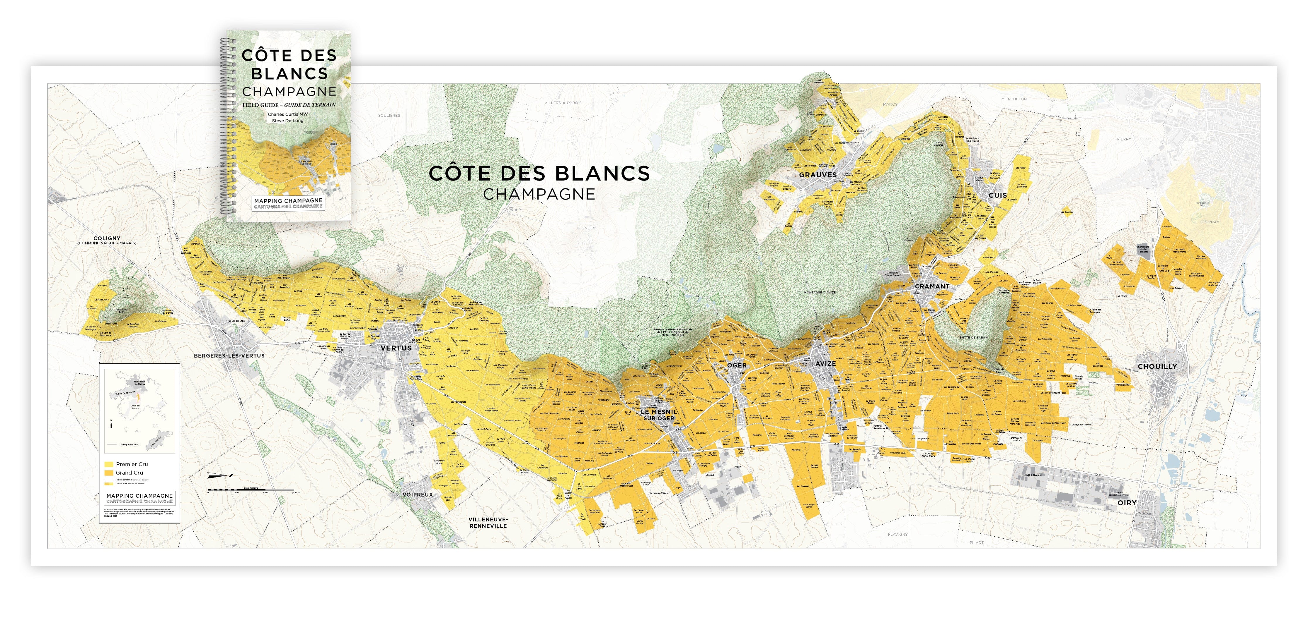 Cote De Beaune Wine Map