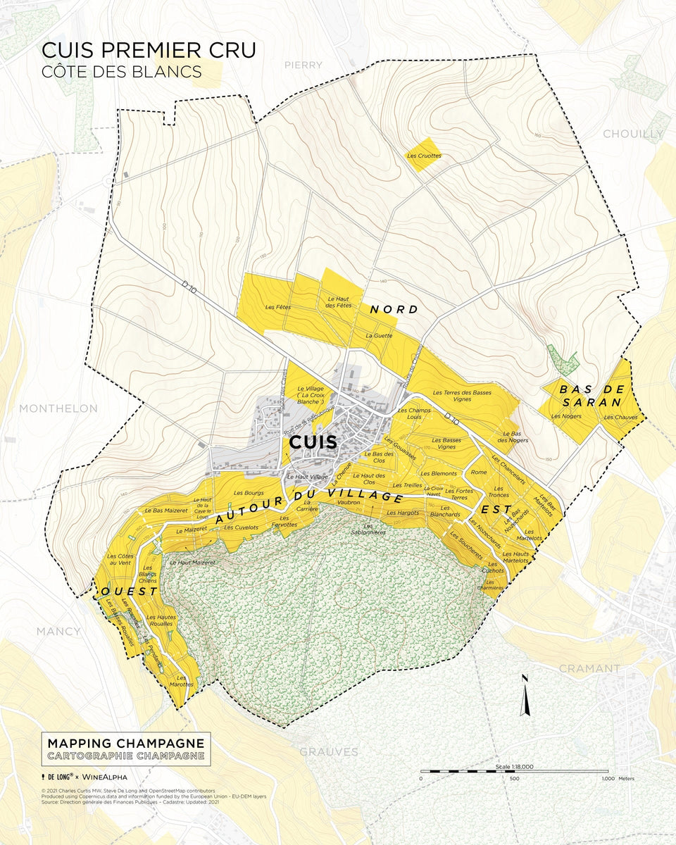 Cuis Premier Cru, Côte des Blancs – De Long
