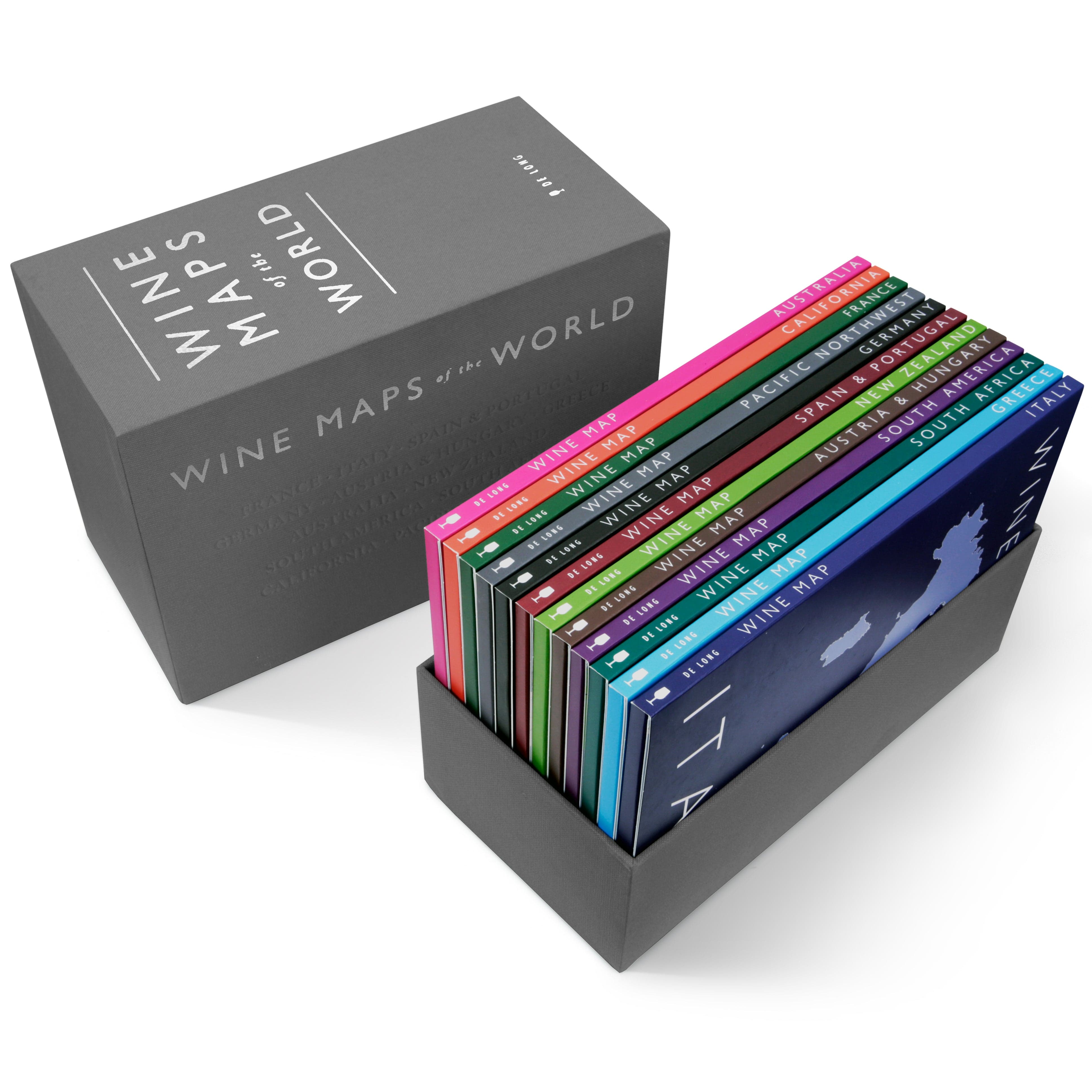 Wine Maps of the World - The Boxed Set – De Long