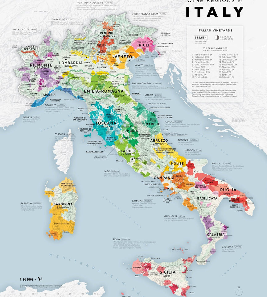 Wine Maps – De Long